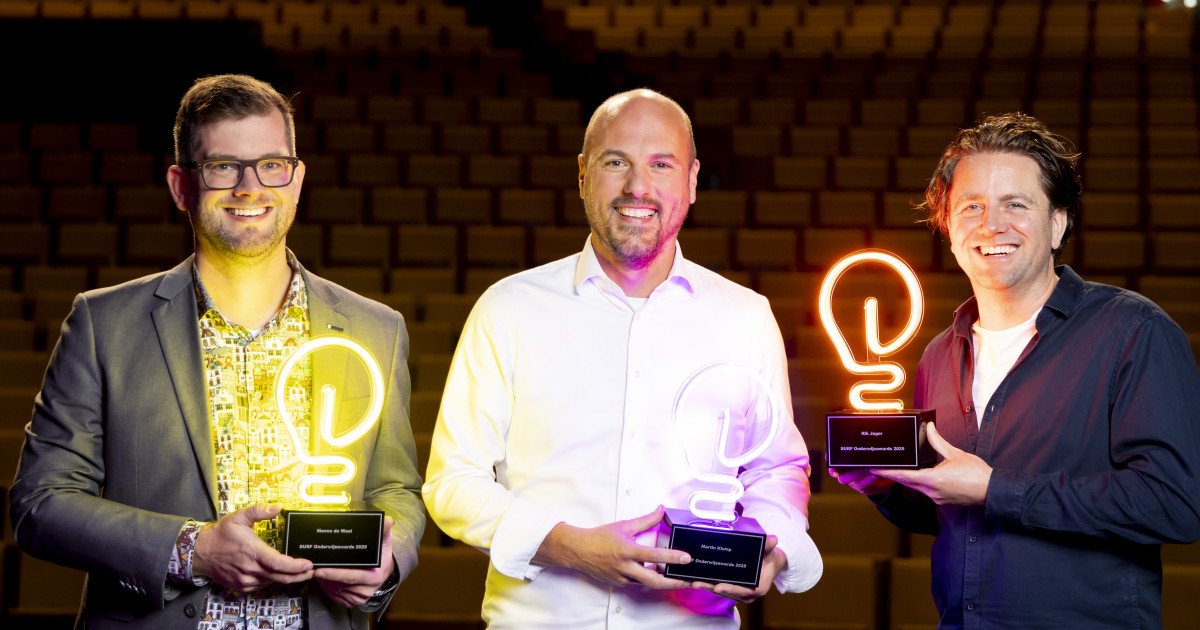 Winnaars SURF Onderwijsawards 2025 brengen vernieuwing van AI tot ...